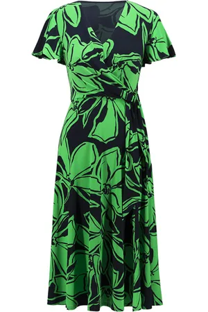 Zomerjurken & Casual Jurken in de kleur groen voor dames | KLEDING.nl