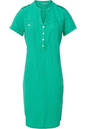 Zomerjurken & Casual Jurken in de kleur groen voor dames | KLEDING.nl